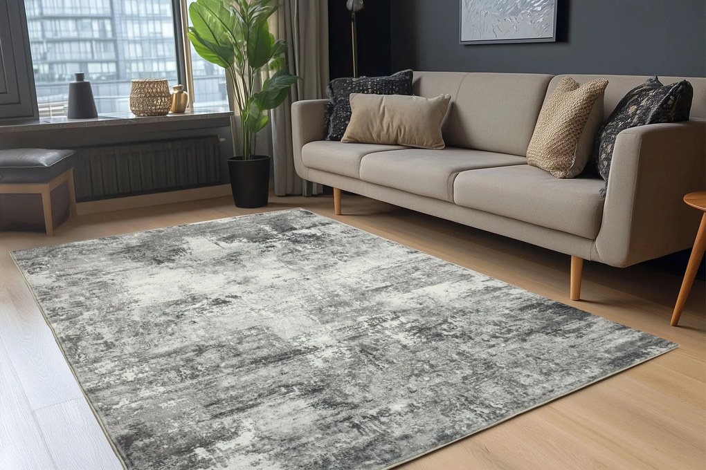 Kusový koberec Posh 305 Grey, 160x230, šedá, chodba / predsieň, Obsession