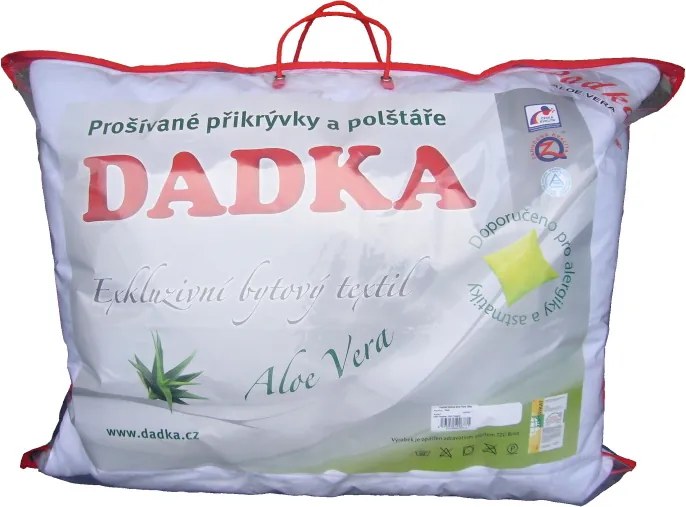 DADKA VRACOV Polštář ALOE VERA bílá 60x80 cm