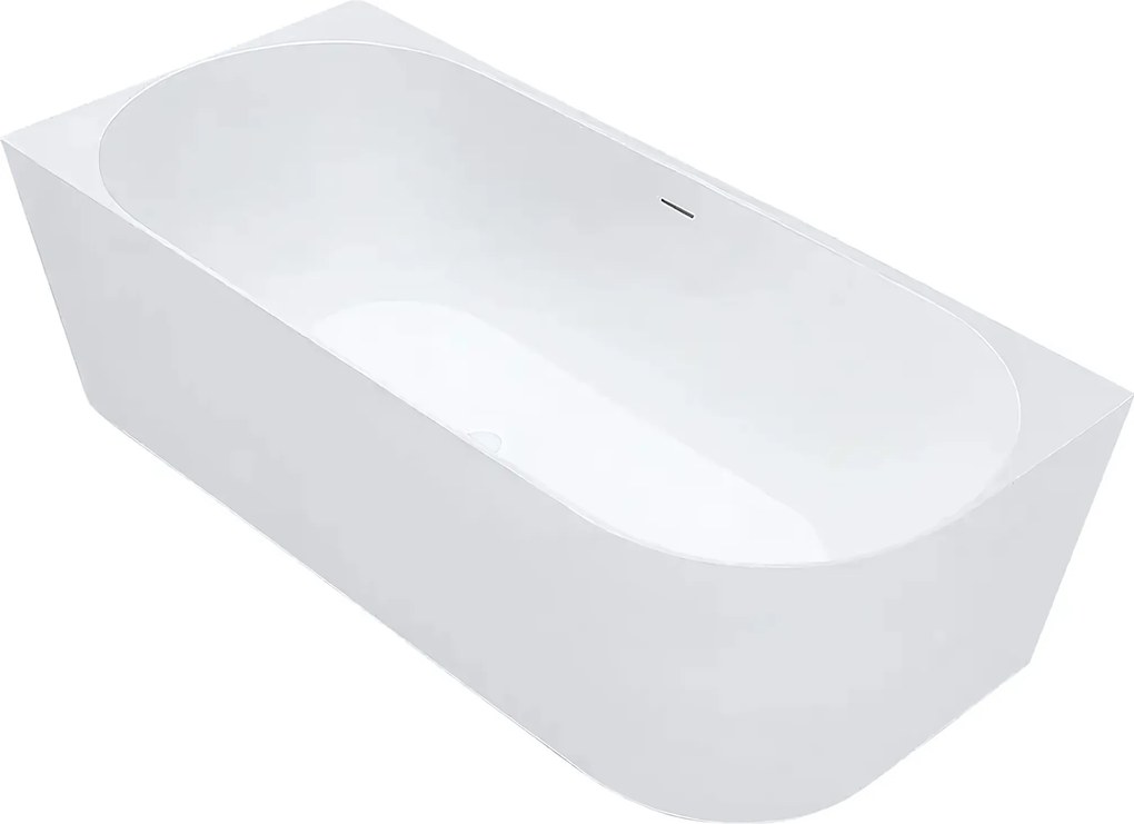 Rea Bellanto Slim, rohová akrylátová vana 1700x790x580 mm, levá, bílá, REA-W0131