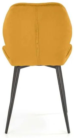 Jídelní židle Halmar K453 hořčicová