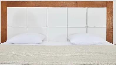 Postel Postelia MODENA Buk 200x200 - dřevěná postel z masivu o šíři 12x8 cm