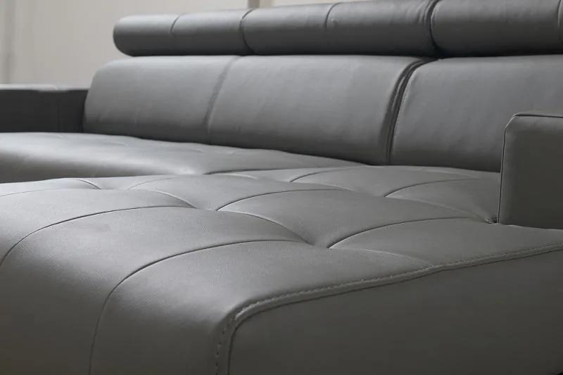MEBLE GORECKI LINDE rozkládací sedací souprava s úložným prostorem zelená 250 x 82 - 98 x 160 cm
