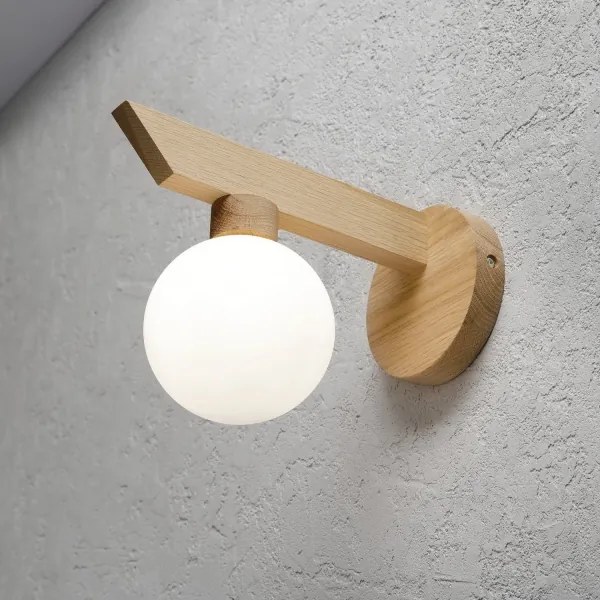 Nástěnné svítidlo ANTONIO 1xG9/5W/230V dub/bílá