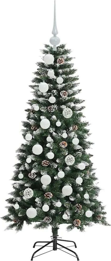 Umělý vánoční stromeček Zelená 120 cm PVC, plast a ocel 3395799