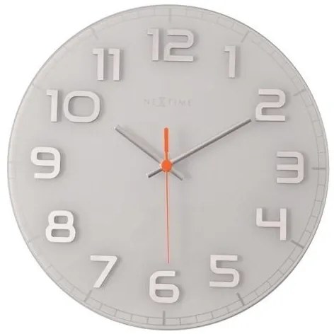 Designové nástěnné hodiny 8817wi Nextime Classy round 30cm