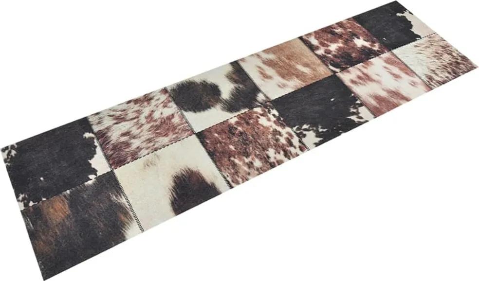 vidaXL Kuchyňská rohožka pratelná 45 x 150 cm [136564] Barva: tmavě hnědá