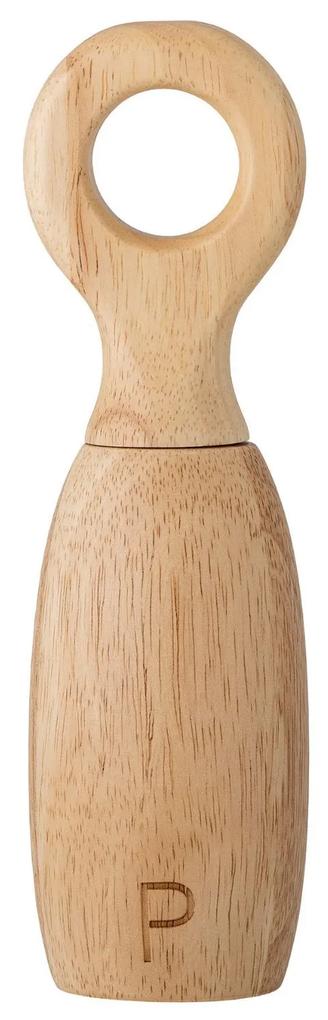 Bloomingville Dřevěný mlýnek s keramickým strojkem Martim Pepř, přírodní barva, dřevo