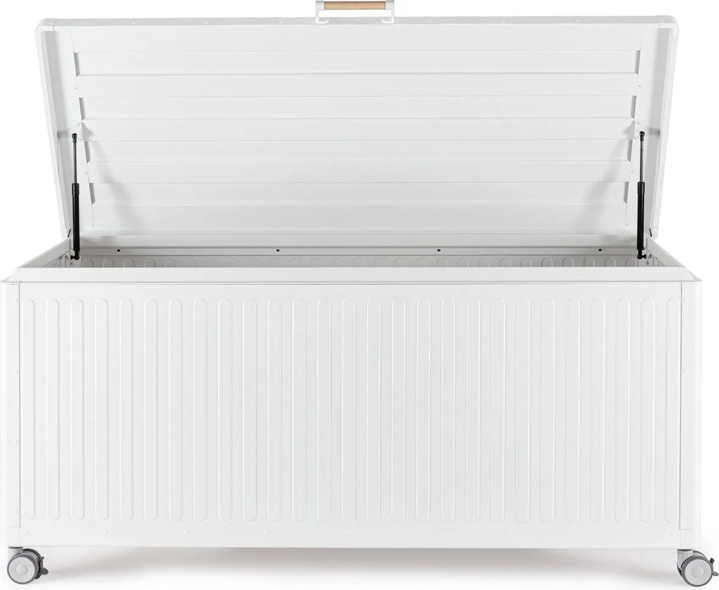 BIZZOTTO Zahradní úložný box OCEAN bílý 165x72 cm 0663577