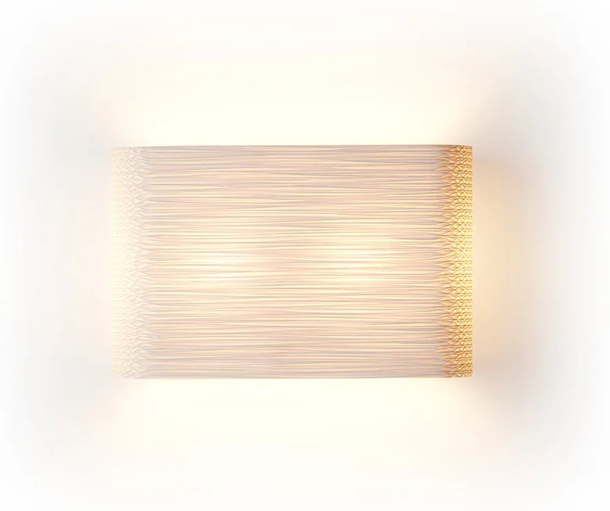 Nástěnné designové papírové svítidlo Skew Sconce Dekor: Bílý