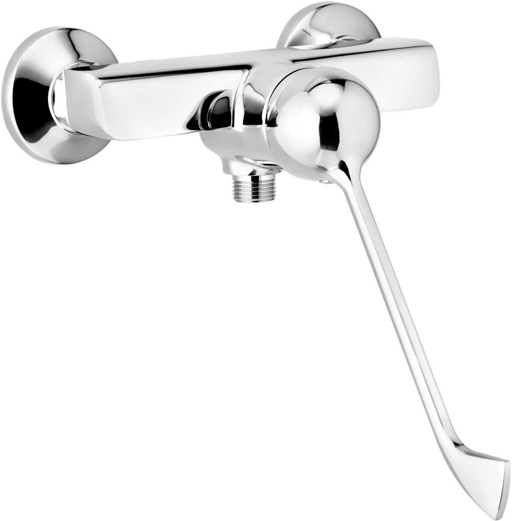 Deante Corio Clinic, nástěnná sprchová baterie s ECO perlátorem 4,5l/min, chromová, BFCE040C