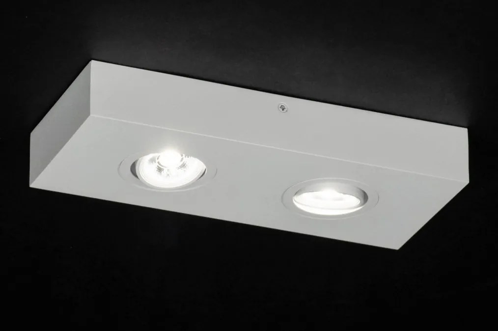 Stropní LED svítidlo Spot Quality Quadra 2 White