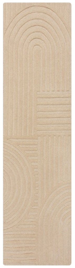 Flair Rugs koberce Běhoun Solace Zen Garden Natural ROZMĚR: 60x230