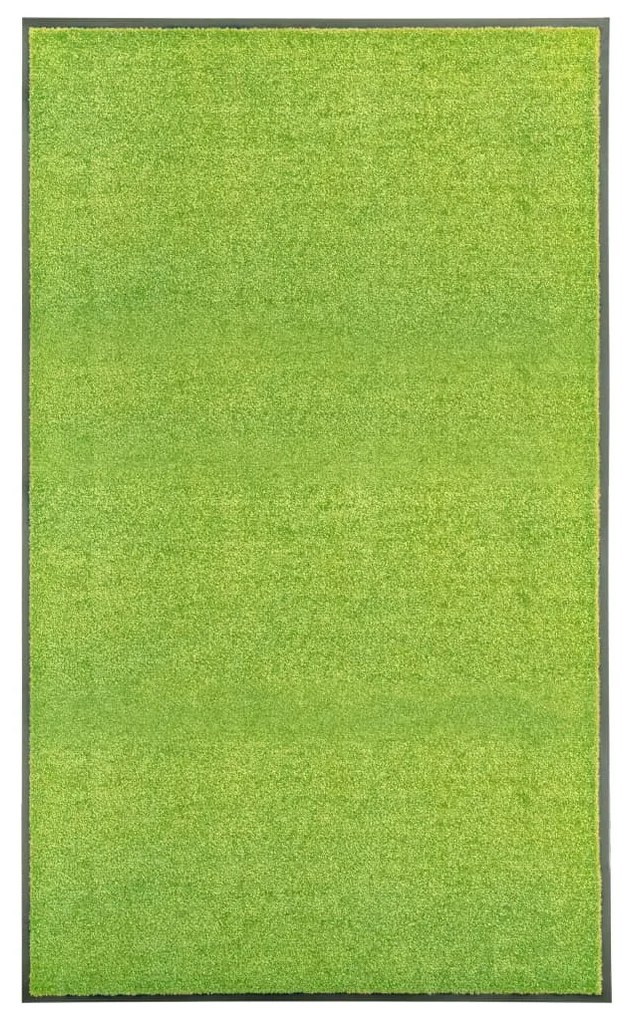 Rohožka pratelná zelená 90 x 150 cm 323431