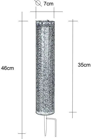 Globo 36553B - LED Solární svítidlo SOLAR LED/0,06W/3,2V 3000K IP44
