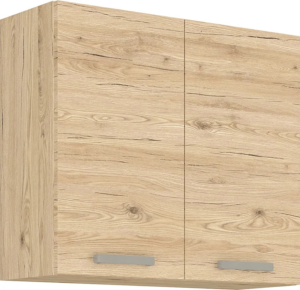BORDEAUX bb | horní skříňka 80 G-72 2F policová | 80 cm | dub bordeaux