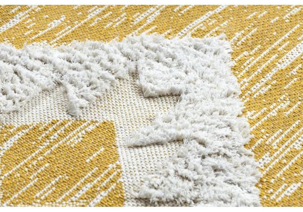 Kusový koberec Romba žlutý 155x220cm