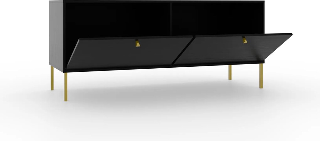 ADRK Furniture TV skříňka 2D Tili RTV-TIL-2D-B