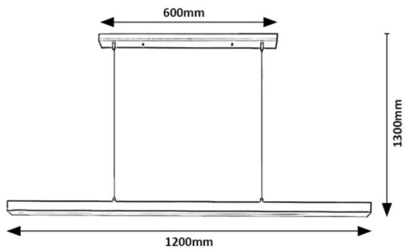 Rabalux 72128 - LED Lustr na lanku TARIQ LED/30W/230V 4000K černá
