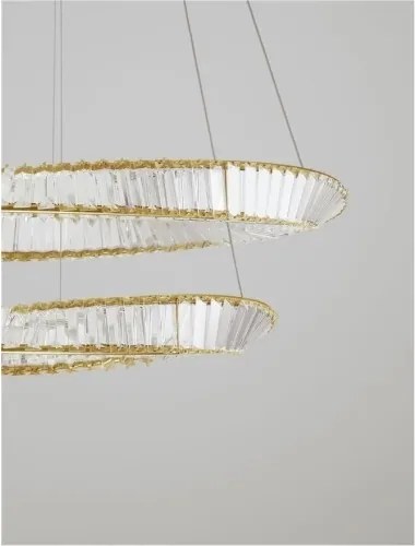 Závěsné LED svítidlo NOVA LUCE AURELIA 72W 3500K 9333063 stmívatelné Triac