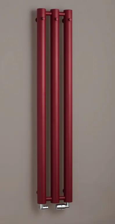 P.M.H. PMH Rosendal massive 292 x 1500 mm R70/3 koupelnový radiátor Barva PMH: Bordó - strukturální