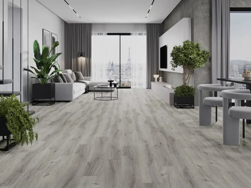 Mexen Harrison vzorek SPC vinylových panelů 6,5 mm, podklad IXPE 1,5 mm, 4 V-spára, Dub - F1044-S