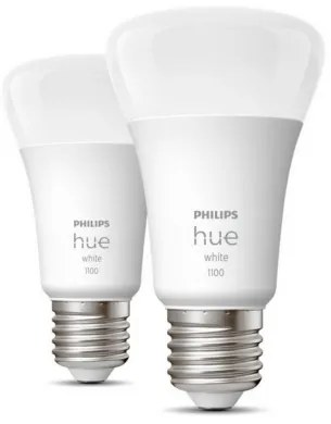 LED žárovka E27 Philips Hue 2ks 9,5W (75W) teplá bílá (2700K) stmívatelná