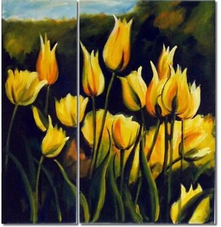 Obrazový set - Žluté květy