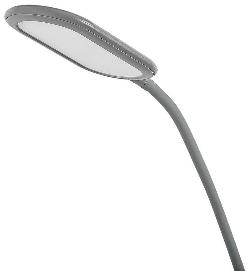 Rabalux 74010 stojací LED lampa Adelmo, 10 W, šedá