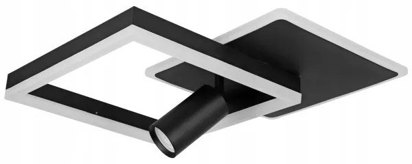 LED Stropní svítidlo LED/38W/230V + 1xGU10/30W černá