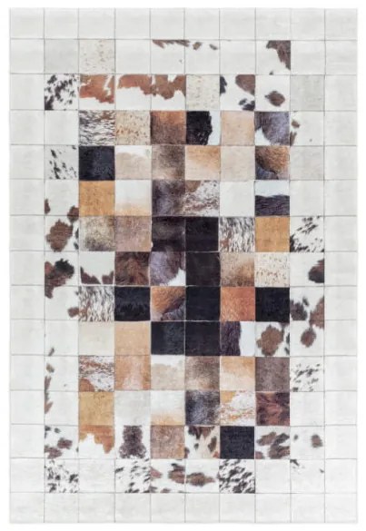 Koberec Fiesta patchwork kůže