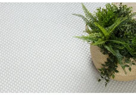 koberec TIMO 6272 SISAL venkovní bílý velikost 140x190 cm | krásné koberce cz