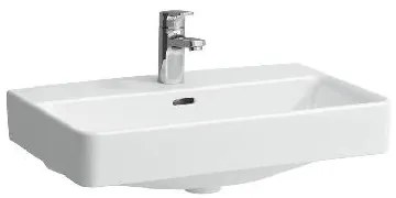 Laufen Pro S - Umyvadlo Compact, 60x38 cm, 1 otvor pro baterii, s LCC, bílá H8179594001041