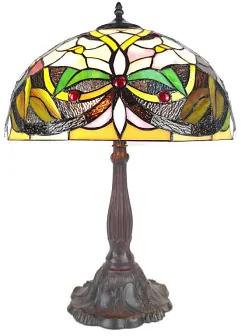 Stolní lampa Tiffany FLOWERS Clayre &amp; Eef 5LL-6126