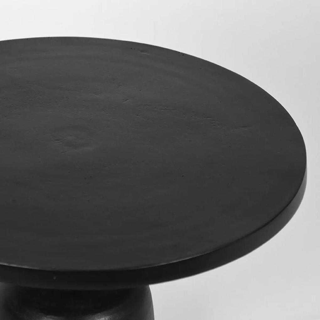 LABEL51 Černý kovový odkládací stolek Zumv