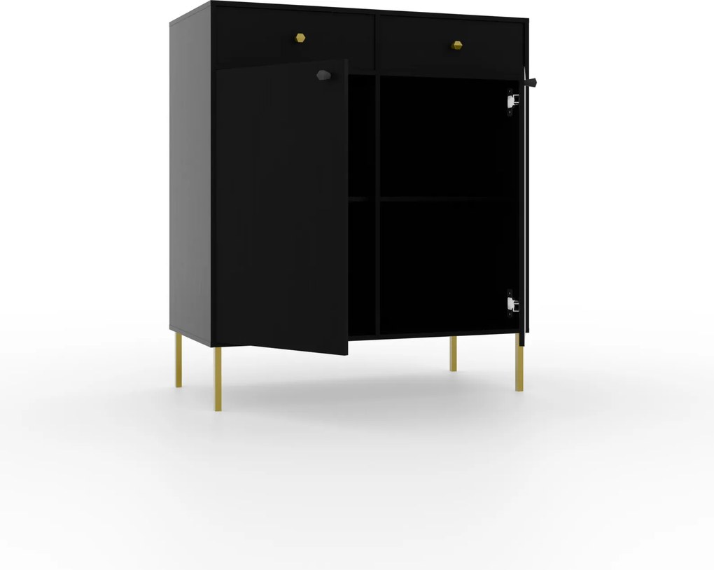 ADRK Furniture Komoda 2D 2S Tili ADRK-CHES-TIL-2D-2S-B