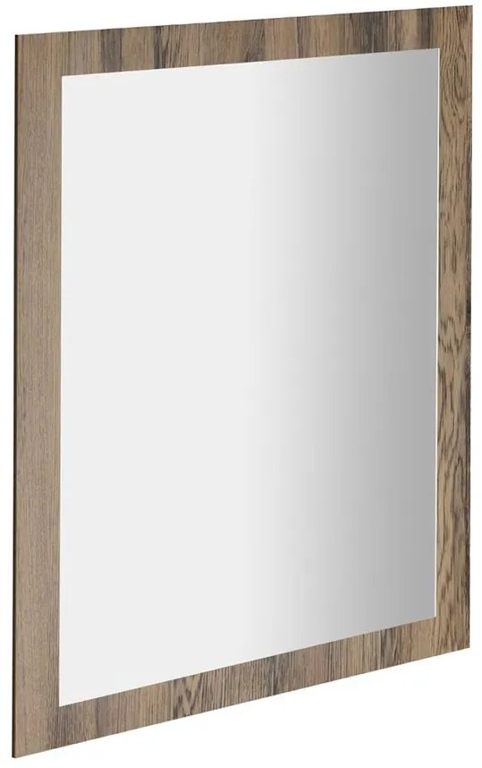 Sapho, NIROX lustro w ramie 600x800x28mm, dąb Collingwood (AM601), NX608-1919