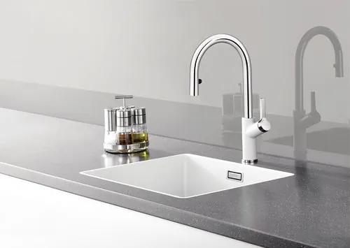 Kuchyňská vodovodní baterie Blanco CARENA-S Vario antracit/chrom lesk 521358