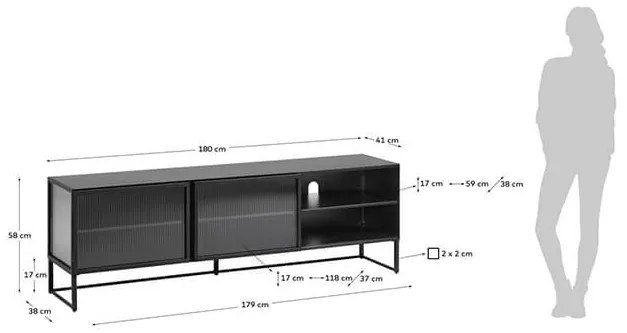 Televizní stolek trixie 180 x 41 MUZZA