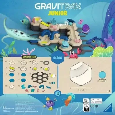 Ravensburger GraviTrax Junior Startovní sada S Oceán / kuličková dráha
