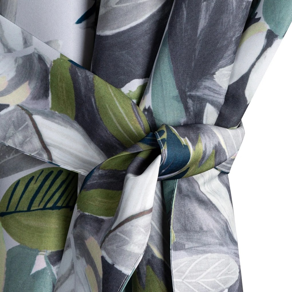 ZAHRADNÍ VODĚODOLNÝ ZÁVĚS NA POUTKÁCH GARDEN 155X200 CM LISTY