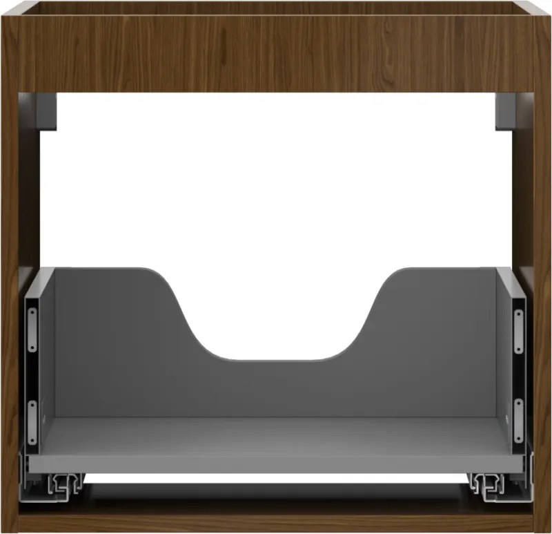 Mexen Box-A, závěsná skříňka 50 cm, 1 zásuvka, ořech, 91AX0-0500-470-1-86