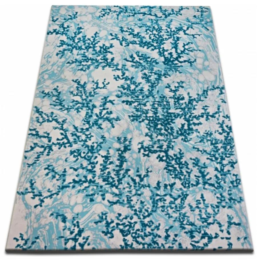Luxusní kusový koberec akryl Troja modrý, Velikosti 80x150cm