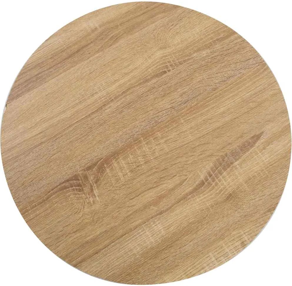 Bistro stolek světle hnědý 80 cm MDF 286424