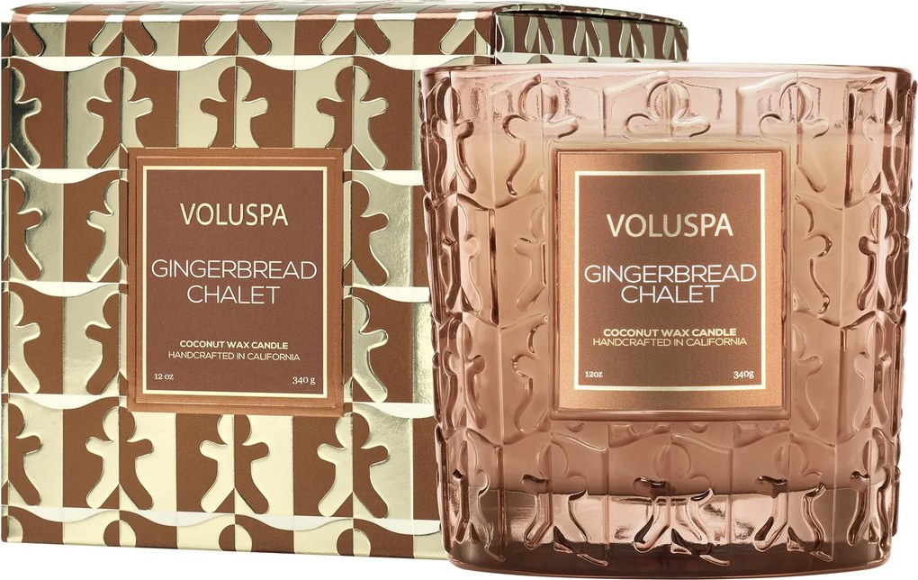 Voluspa svíčka Gingerbread Chalet, 340 g