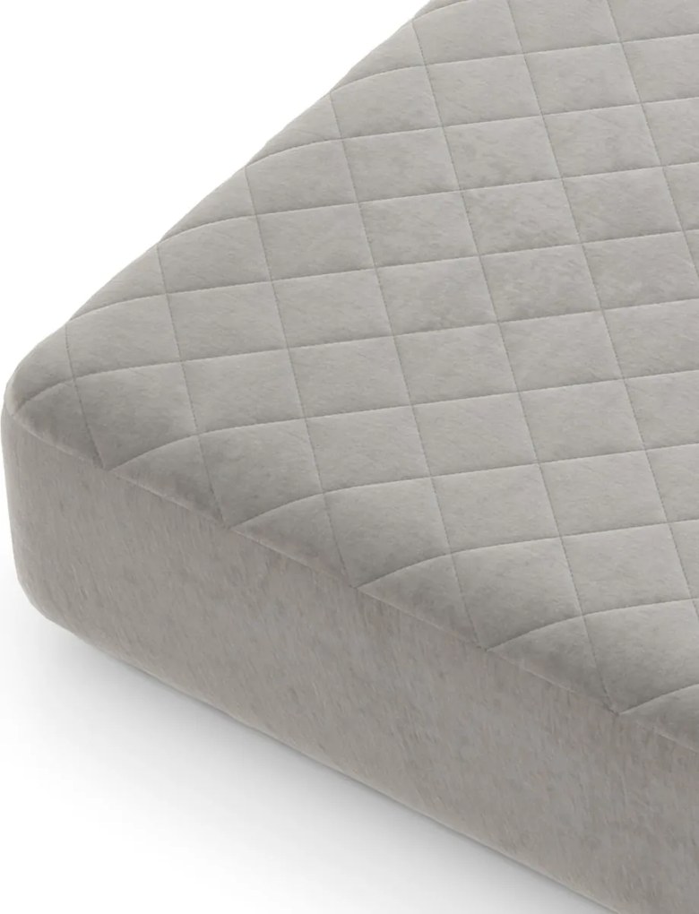 Costway Chránič matrace luxusní super měkká matrace s hlubokou kapsou, šedá