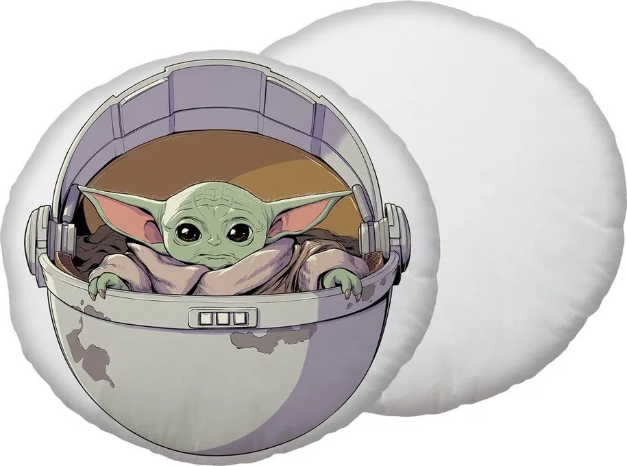 Dětský polštářek z mikroplyše ø 40 cm Star Wars 