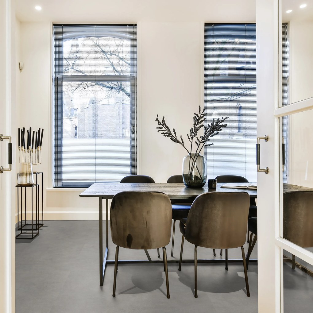 Gerflor, PVC podlaha - lino Flexar Nerok 2152 Shade Grey, na míru, šíře 2m,4m, šedá, bez podkladu, chodba / předsíň