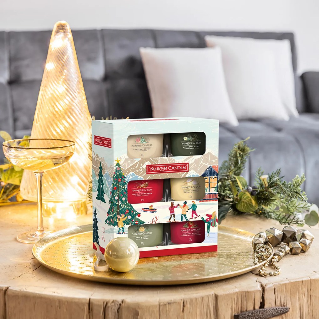 Yankee Candle dárková sada 6 votivních svíček