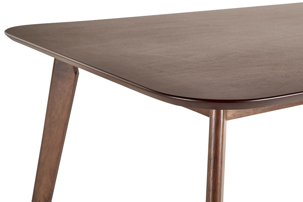 Jídelní stůl 150 x 90 cm tmavé dřevo EPHRATA Beliani