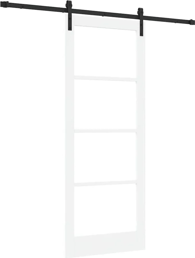 Posuvné dveře ORKDAL Bílá a černá 83 x 211 cm 3331860